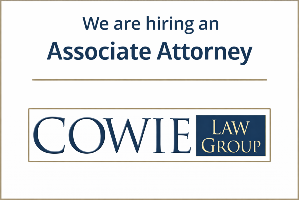 Cowie Law Group, P.C. - Hiring Associate Attorney licensed in Maryland ...